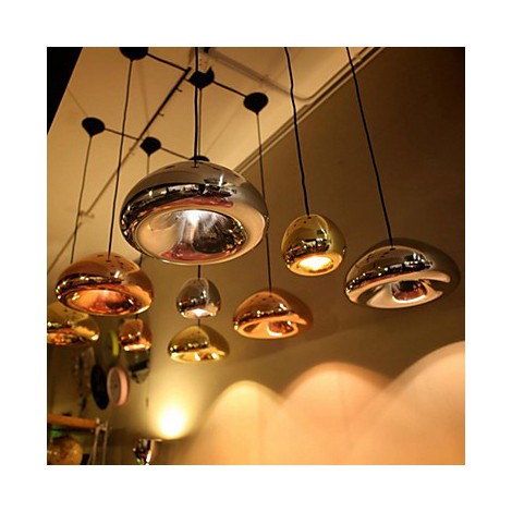 Max 20W Modern/Contemporary Painting Metal Pendant Lights Living Room ...
